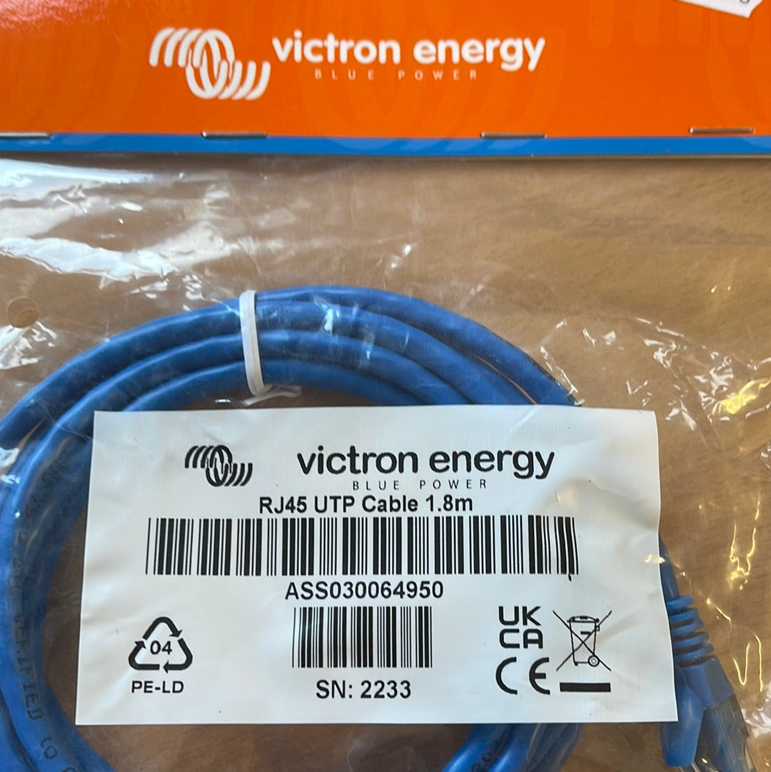 Victron energy RJ45 UTP Cable 1.8m – Park Gate Leisure